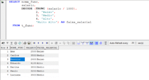 Oracle: uso do DECODE no SQL com exemplos e explicações - DBA Sobrinho