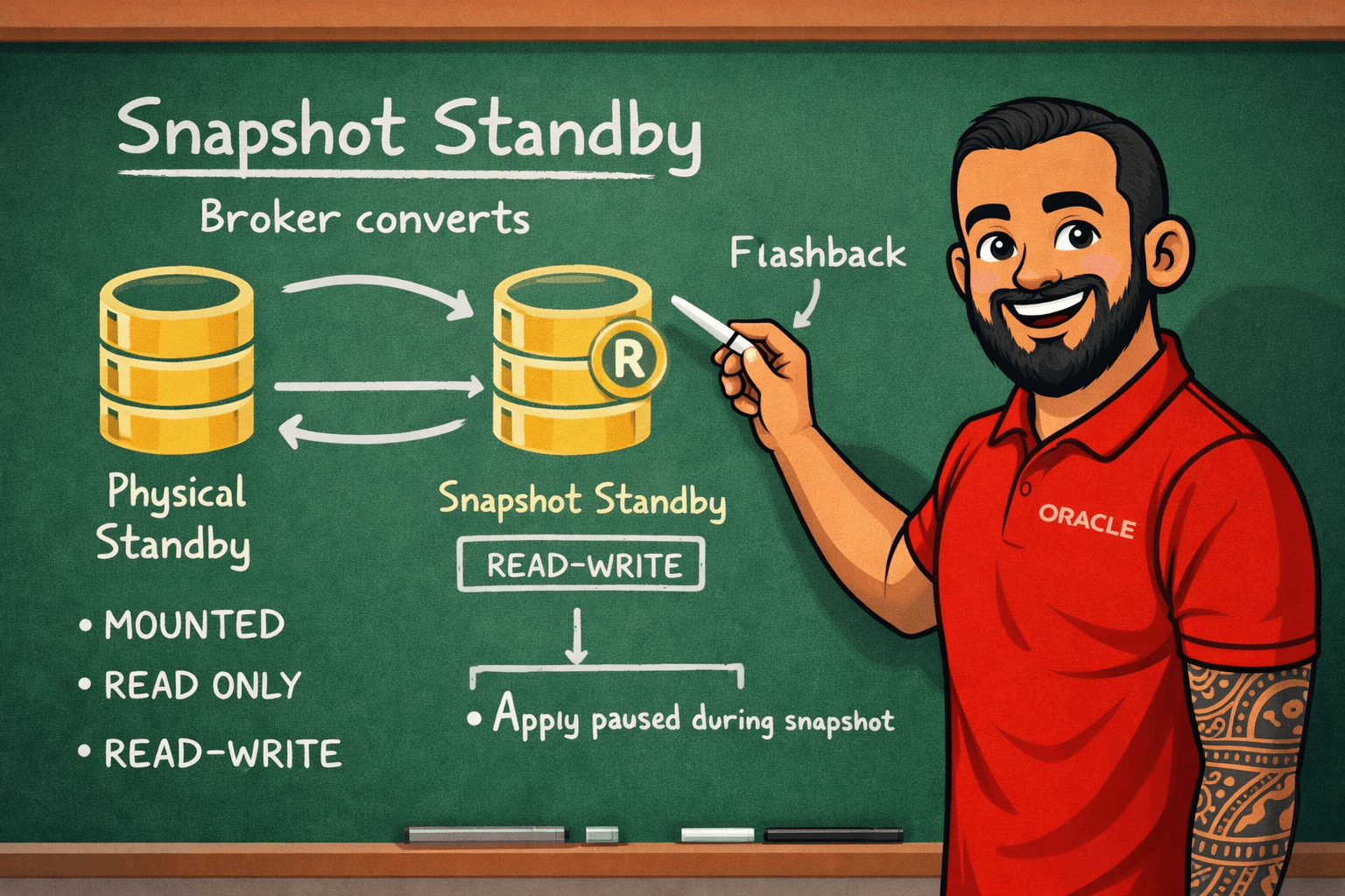 Snapshot Standby com Data Guard Broker no Oracle 19c